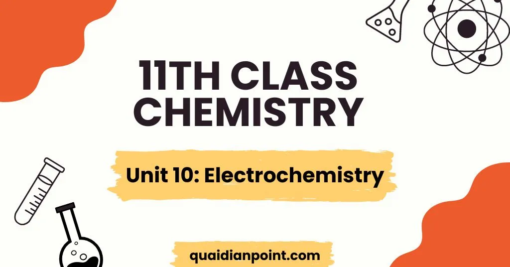 Unit 10: Electrochemistry