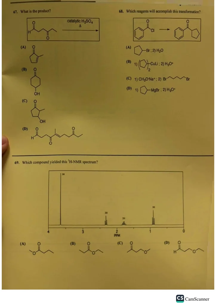 ACS Organic Chemistry Exam Past Papers | Practice Questions & Study Guide
