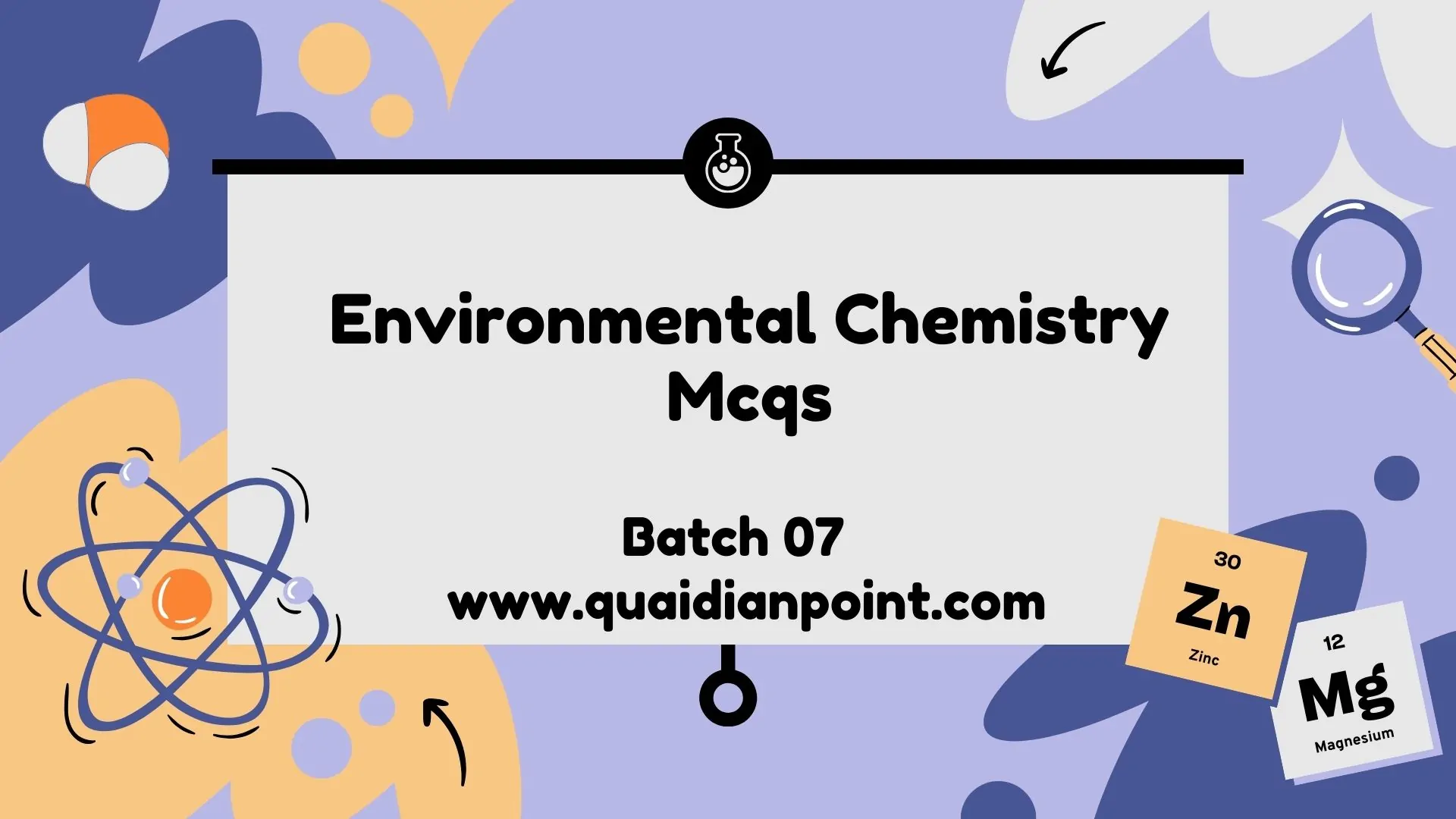 Environmental Chemistry MCQs