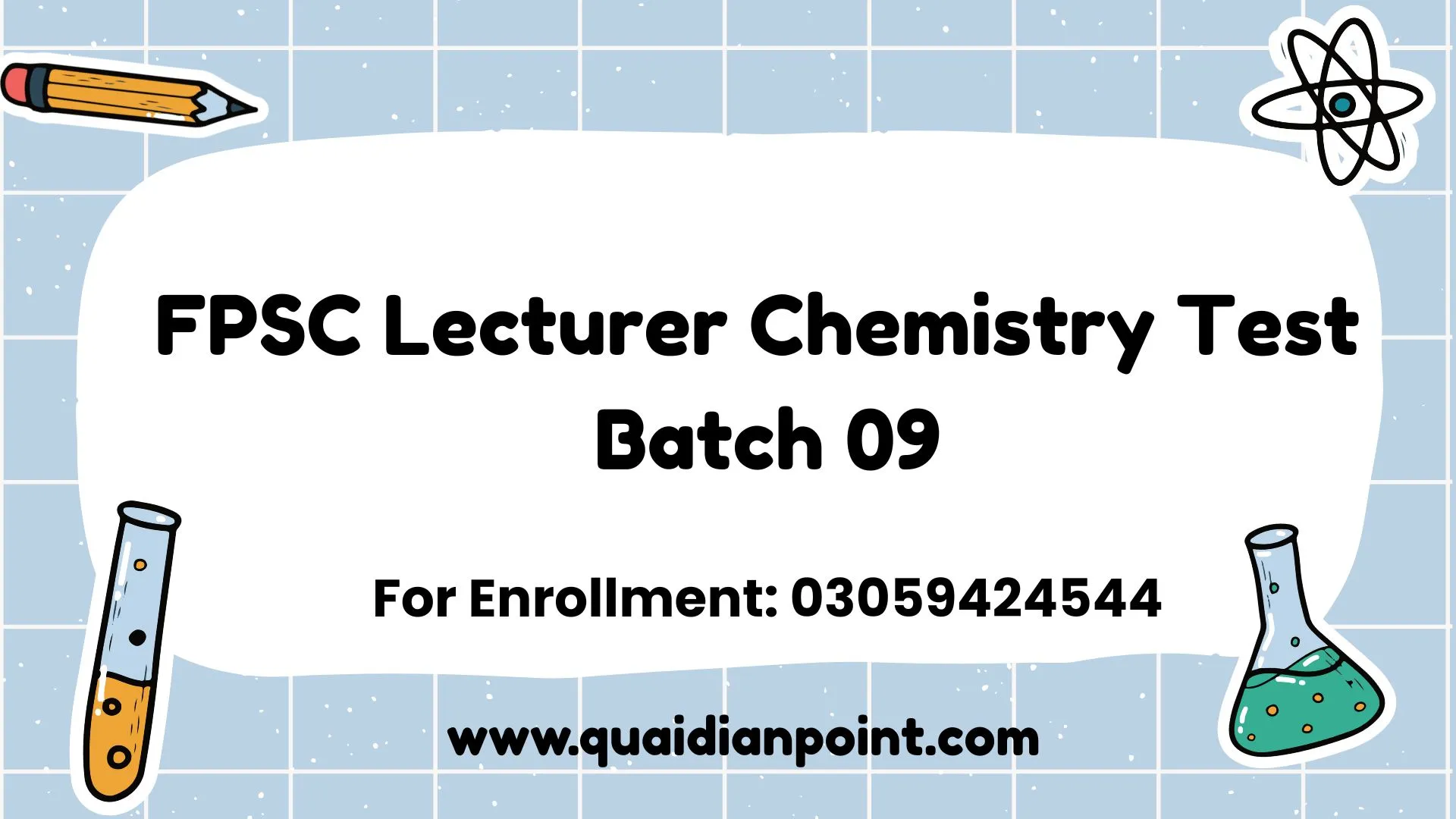 FPSC Lecturer Chemistry Test Preparation